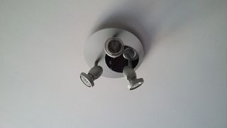 Lampada da soffitto cromata