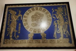 CUADRO AZTECAS de segunda mano por 40 EUR en Madrid en WALLAPOP