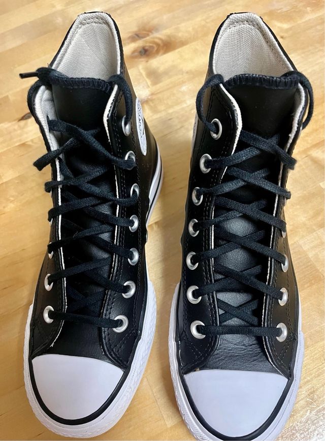 converse negras foot locker